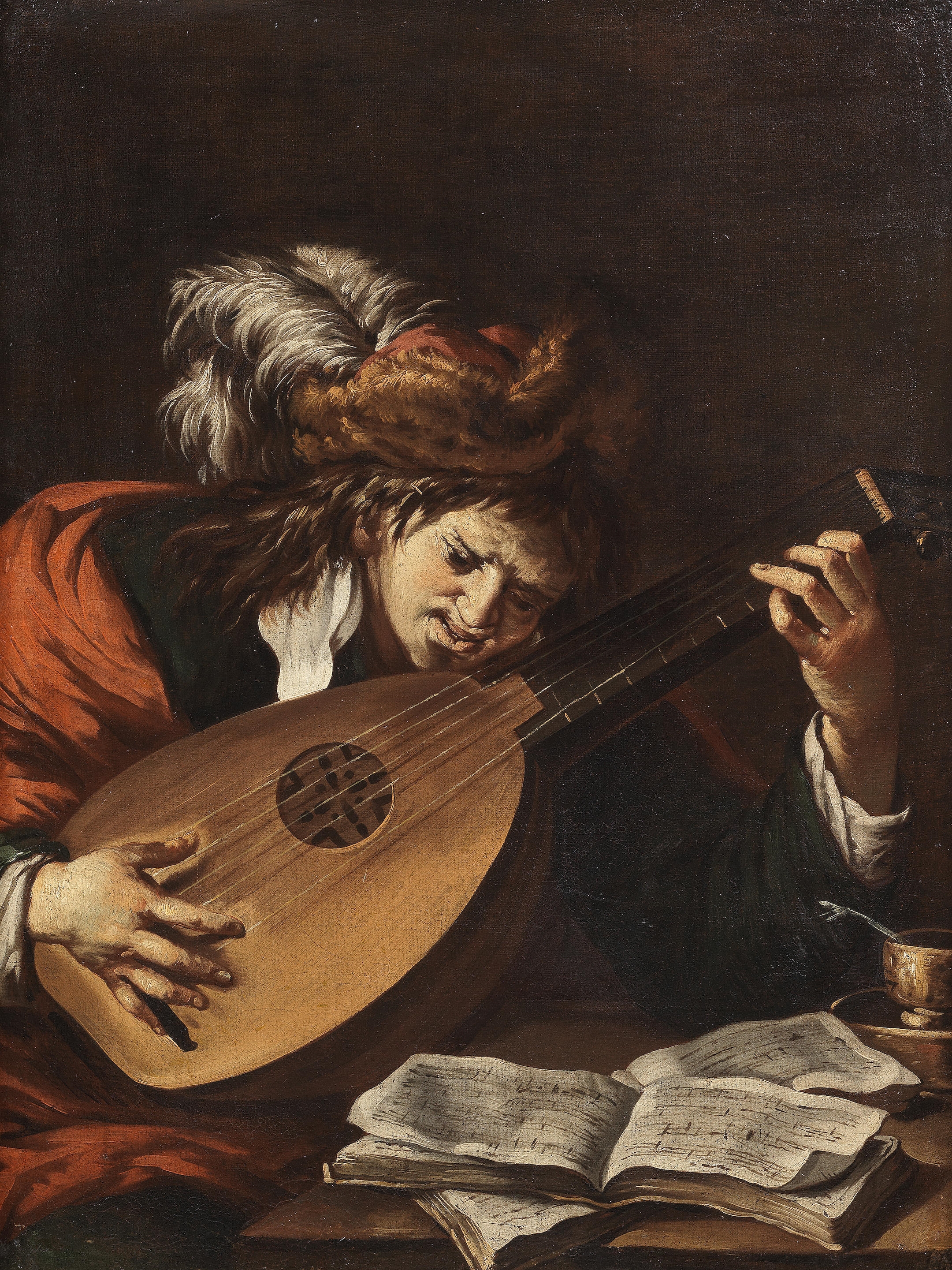 Baroque Lute Painting