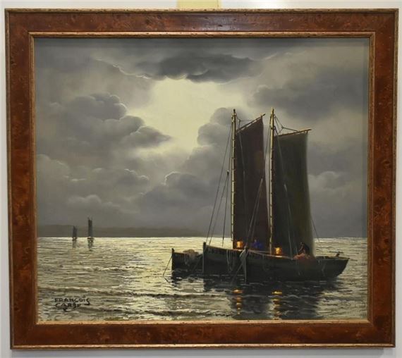 Francois Carbu | Peche Au Claire de Lune | MutualArt