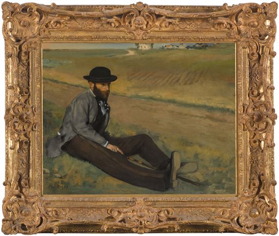 Edgar Degas | Eugène Manet (1874) | MutualArt