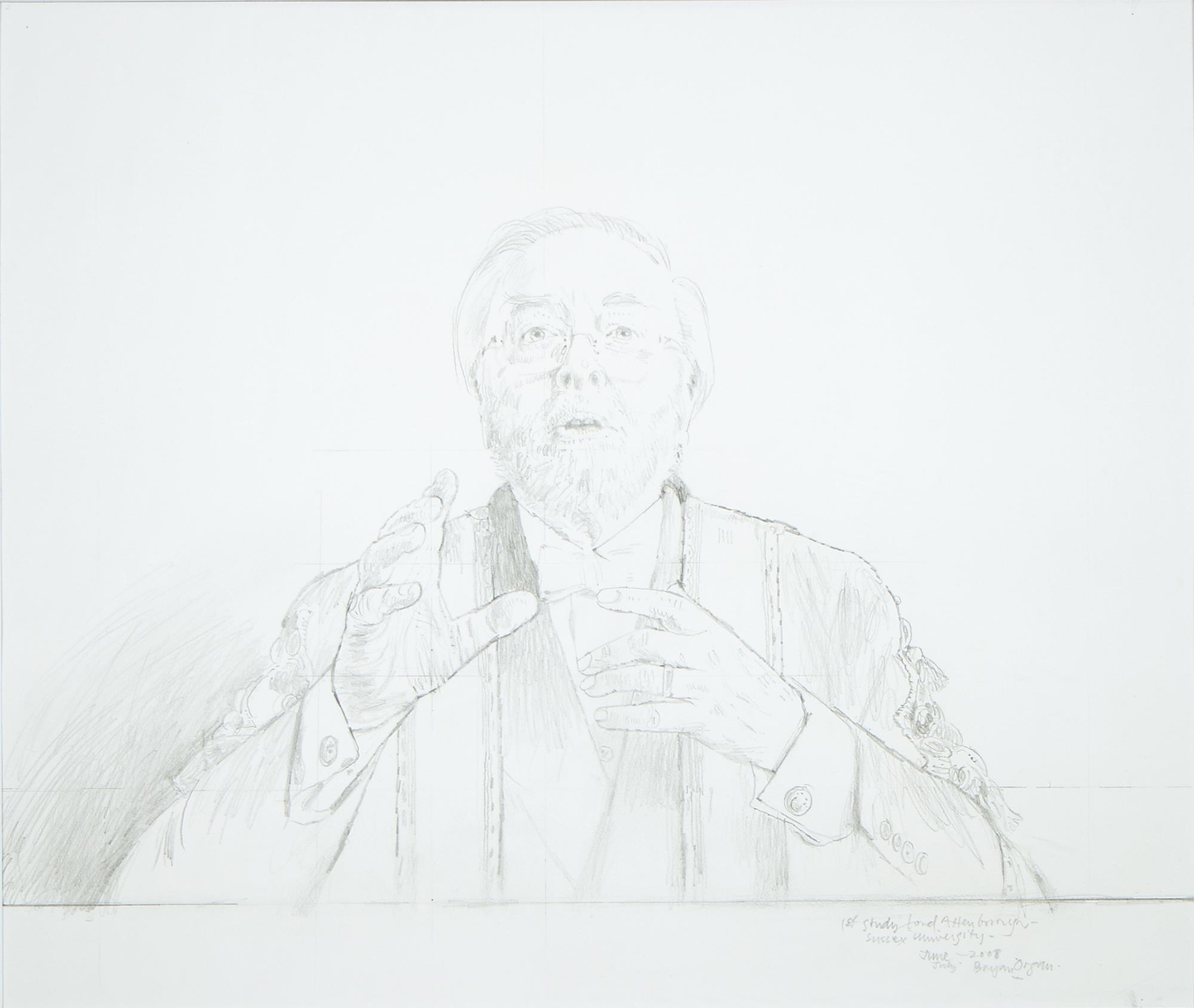 Bryan Organ | – Portrait of Lord Attenborough, (2008) | MutualArt
