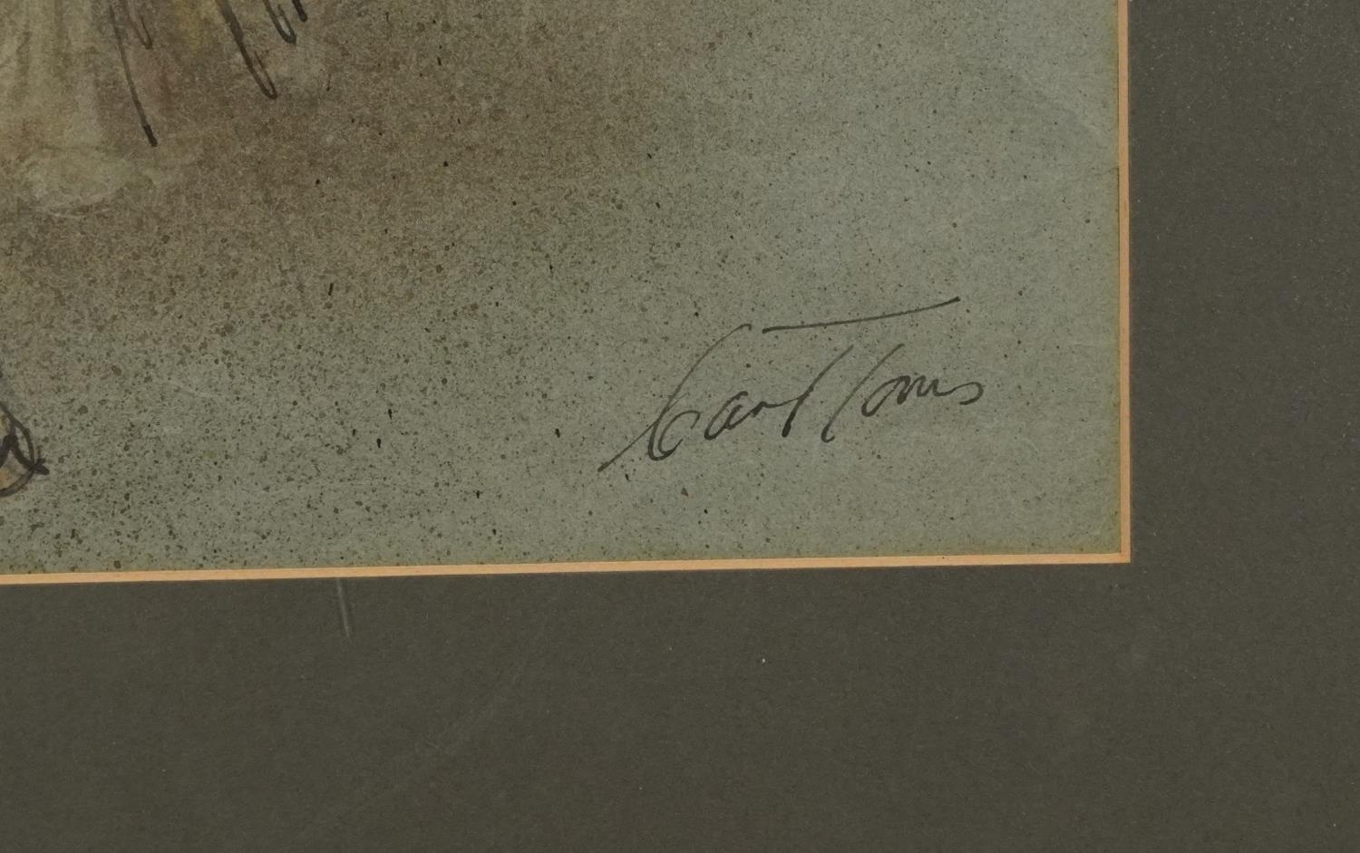 Carl Toms | Female in costume dancing | MutualArt