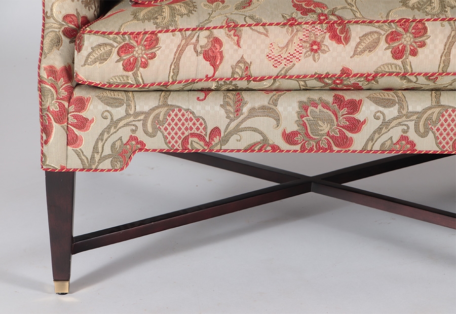 Edward Ferrell | A labeled Edward Ferrell Regency style upholstered ...