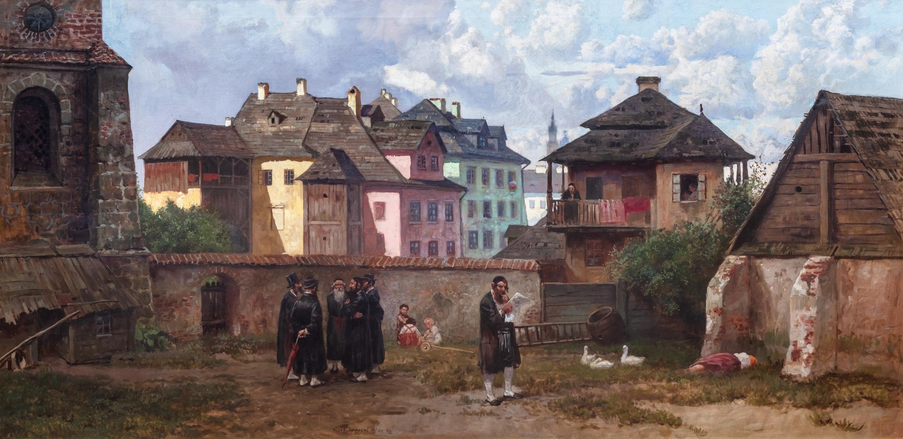 Józef Rapacki | Na krakowskim Kazimierzu (1916) | MutualArt
