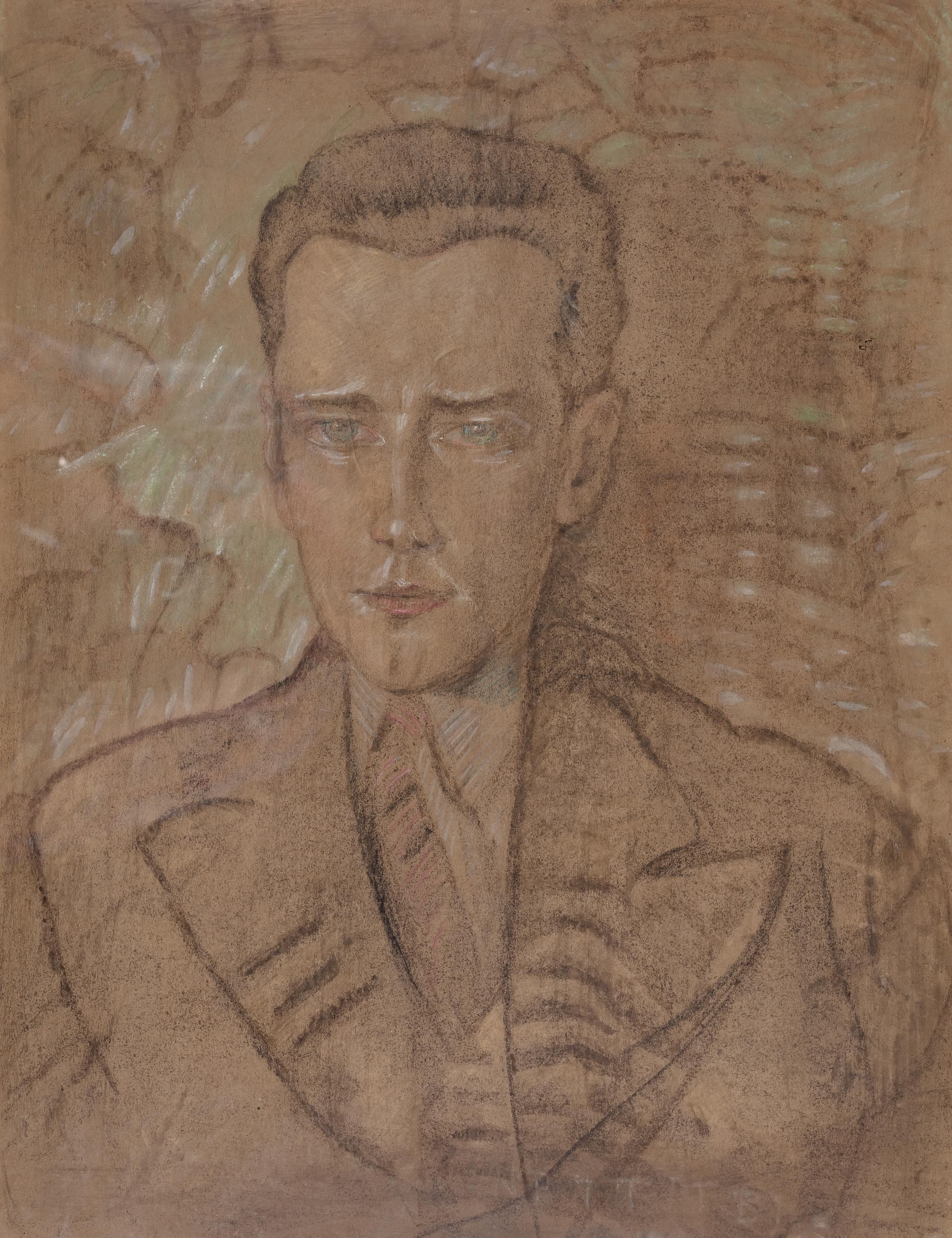 Stanislaw Ignacy Witkiewicz | Portret mężczyzny (1936) | MutualArt
