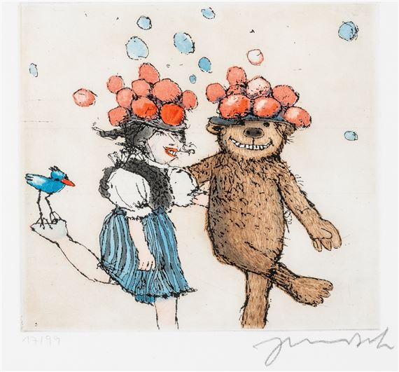 Janosch | Bär und Schwarzwälderin. | MutualArt