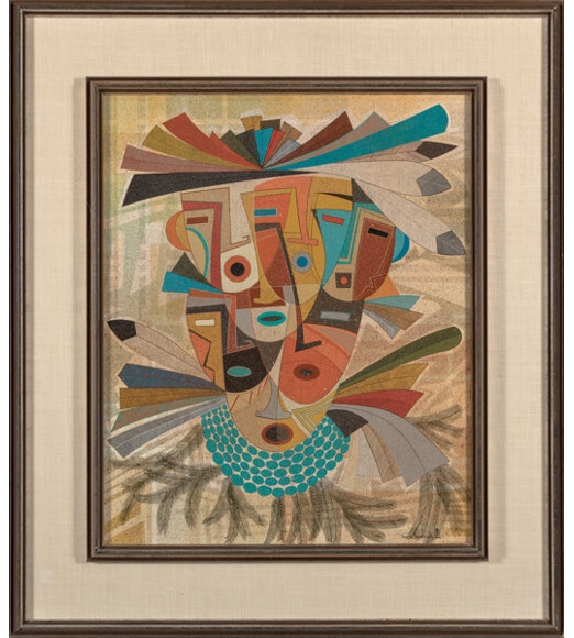 Helen Hardin | The Merging of Mystical Man and Masks | MutualArt