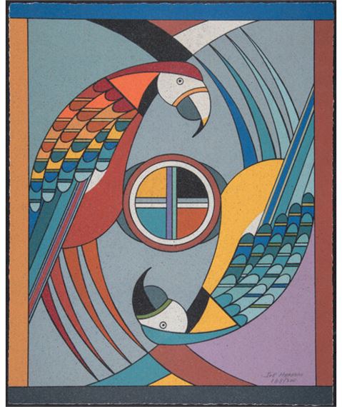 Joe Herrera | Anasazi Parrots | MutualArt