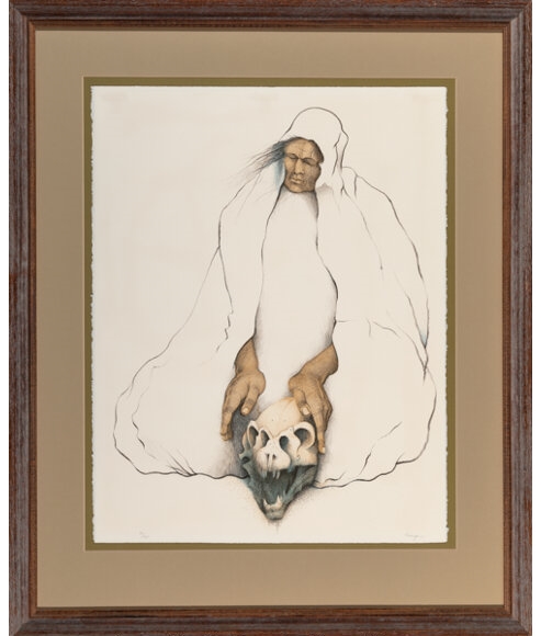 Ed Singer | Blanket Indian, Skull Keeper | MutualArt