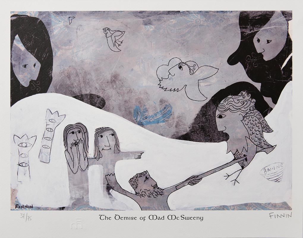 Martin Finnin | The Four Cycles of Celtic Mythology | MutualArt