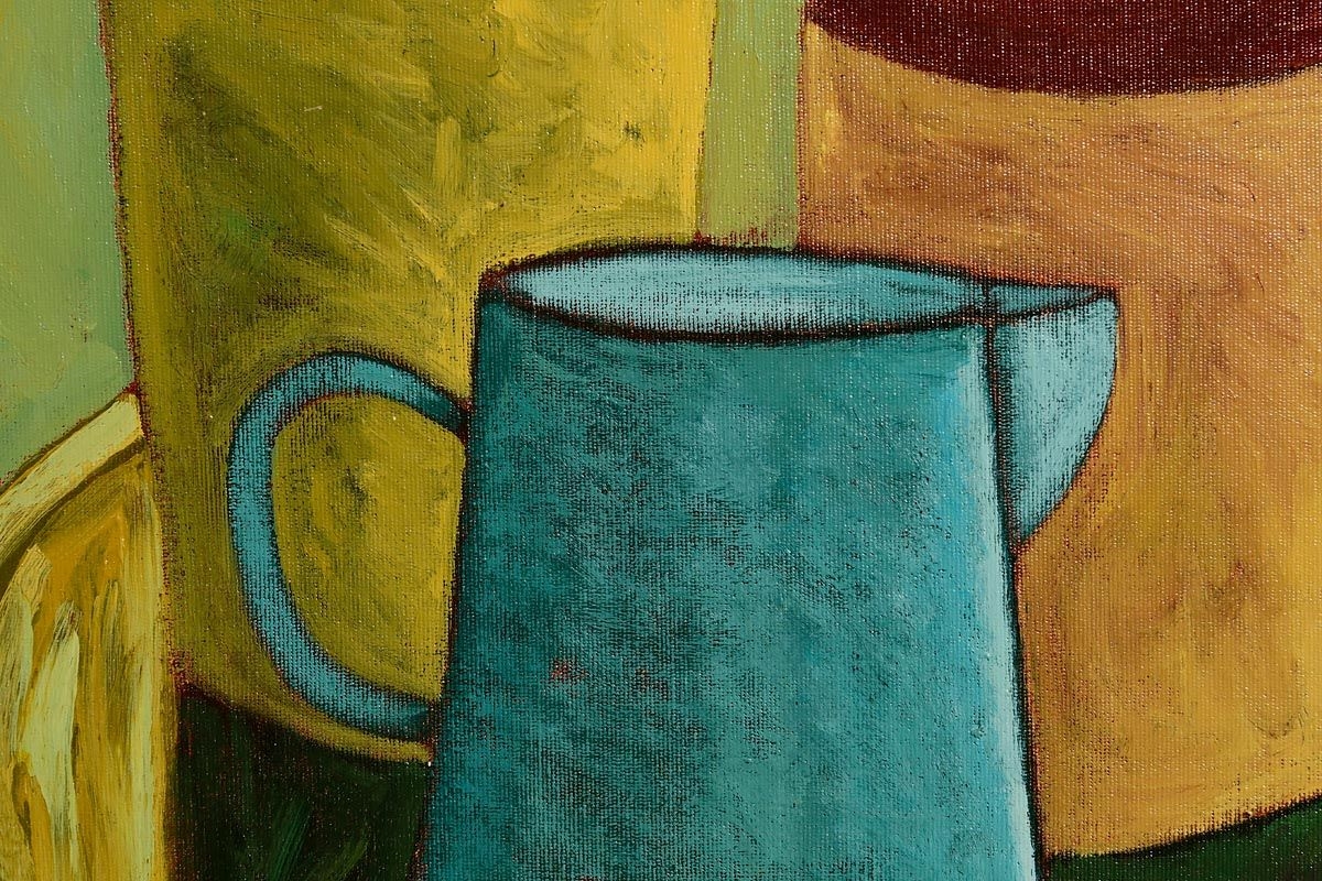 Graham Knuttel | Still Life - Jars and Jug | MutualArt