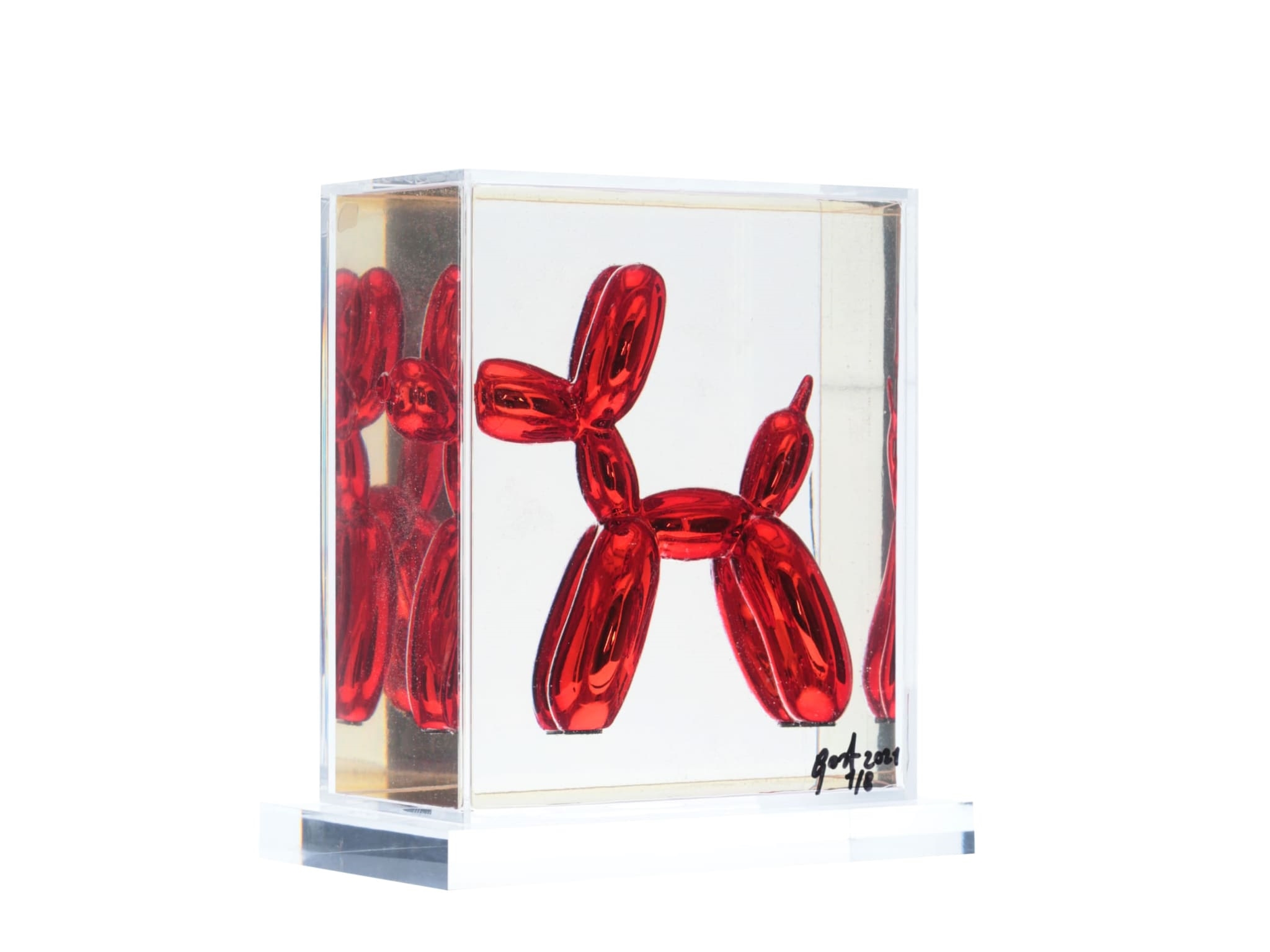 Giorgio Gost | Jeff Koons Red Dog (2021) | MutualArt