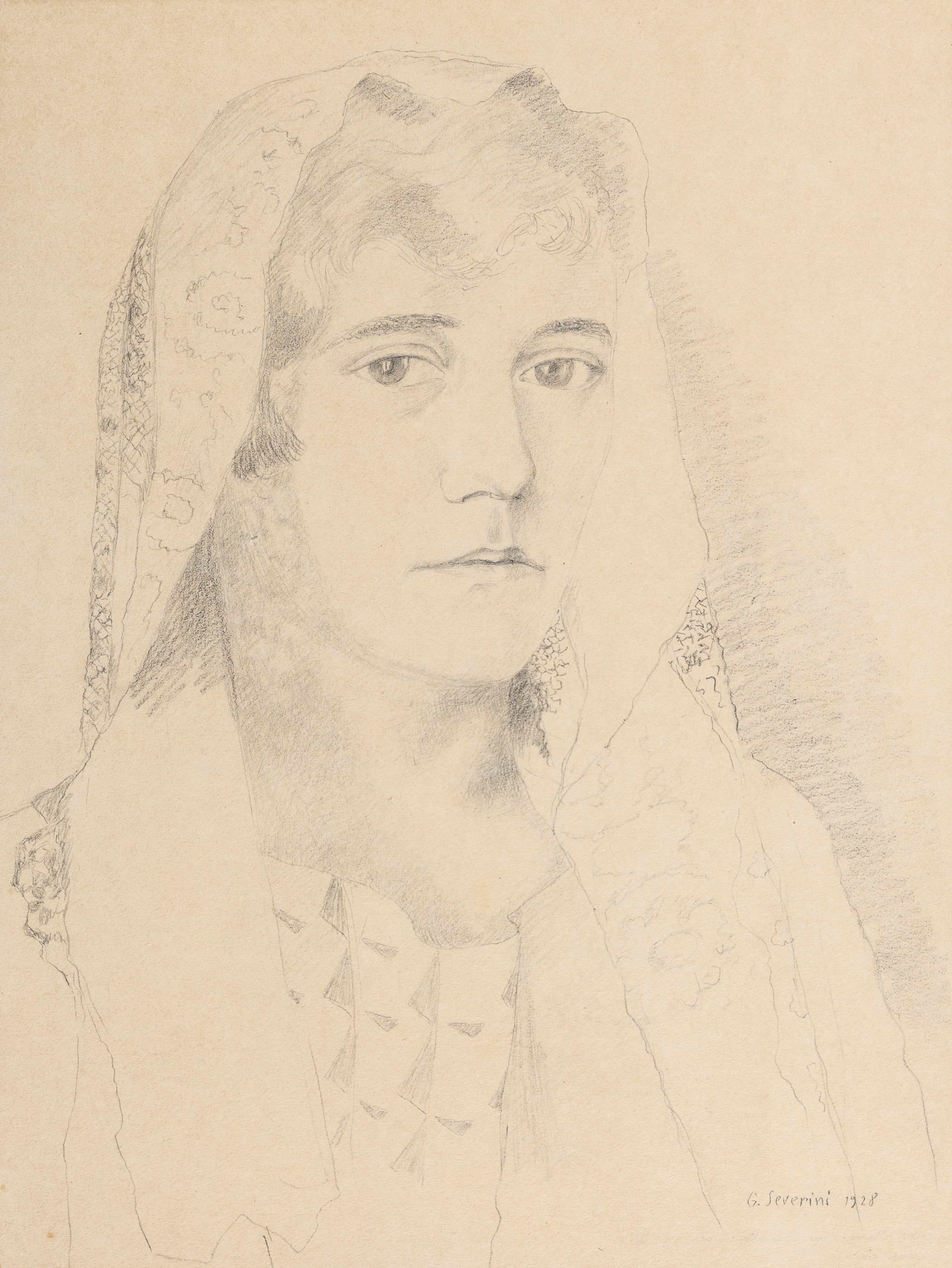 Gino Severini | Ritratto di Marina Severini (1928) | MutualArt