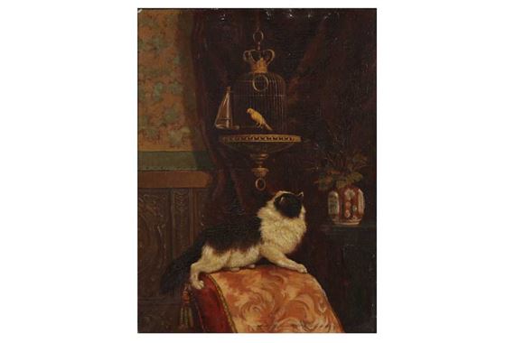 Henriette Ronner-Knip | The gilded cage | MutualArt