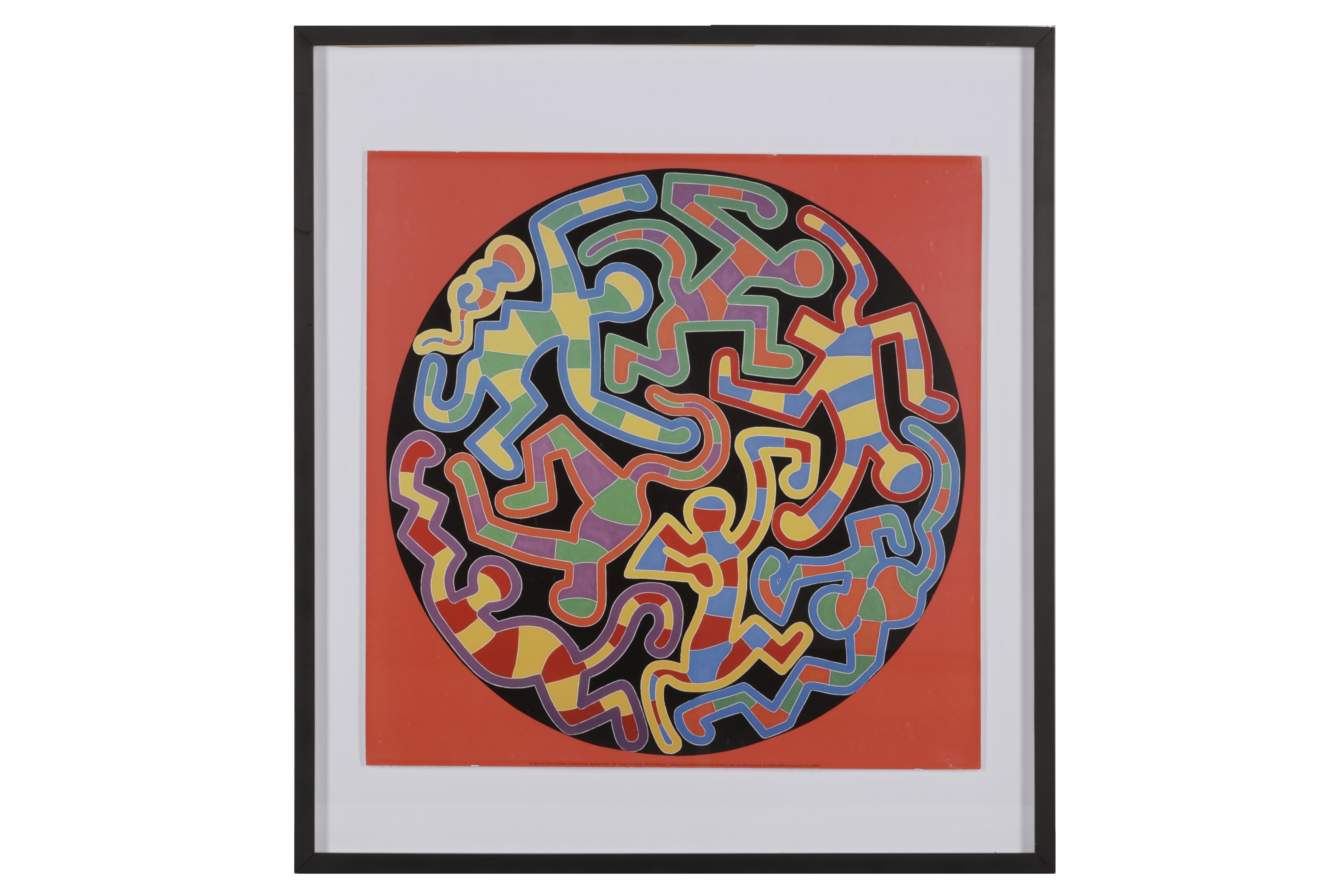 Keith Haring | Monkey Puzzle (1999) | MutualArt