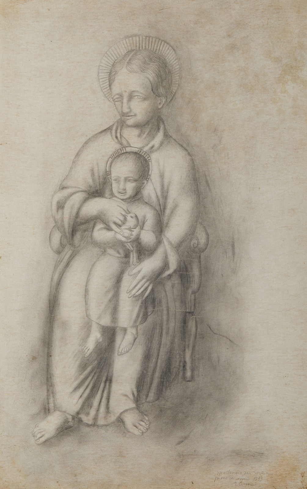 Giacomo Manzù | Madonna con bambino. (1933) | MutualArt