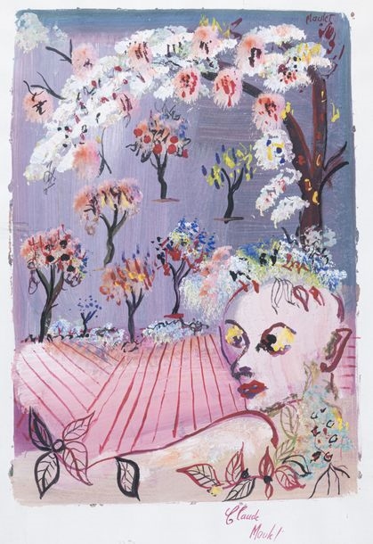 Claude Maulet | Head in a landscape | MutualArt