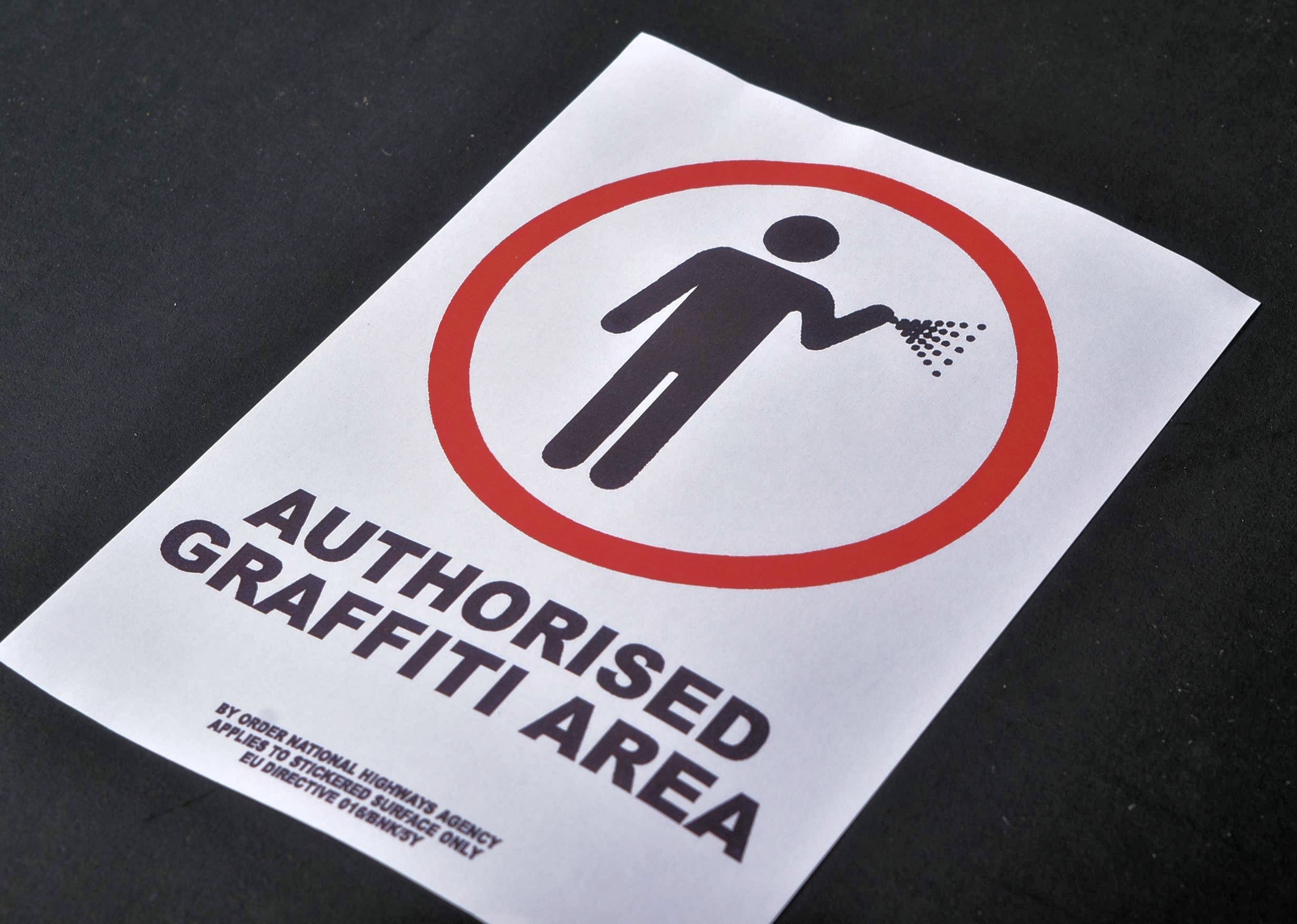 Banksy | AUTHORISED GRAFFITI AREA (1990s) | MutualArt