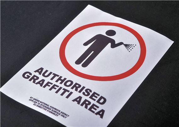 Banksy | AUTHORISED GRAFFITI AREA (1990s) | MutualArt