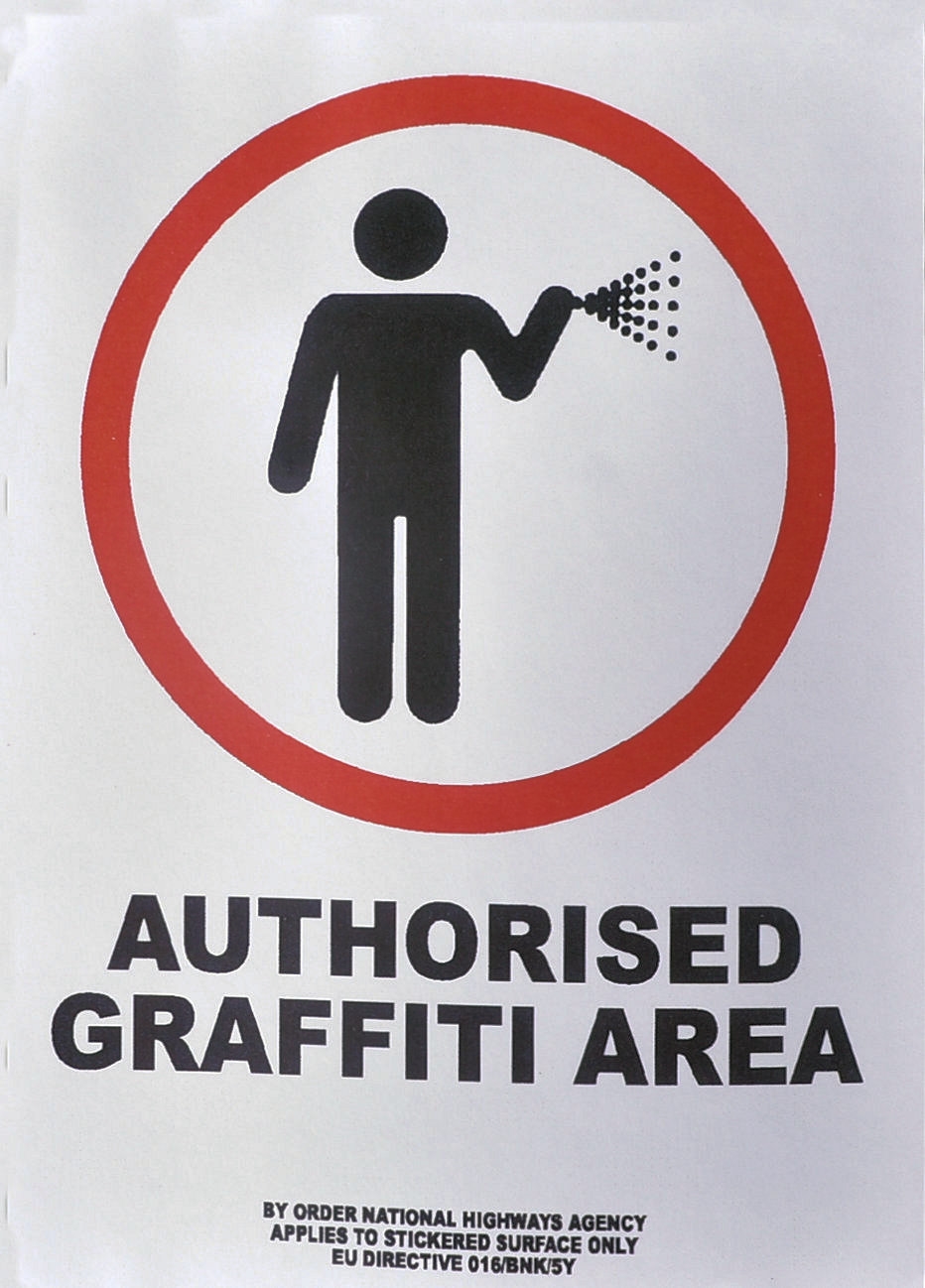 Banksy | AUTHORISED GRAFFITI AREA (1990s) | MutualArt