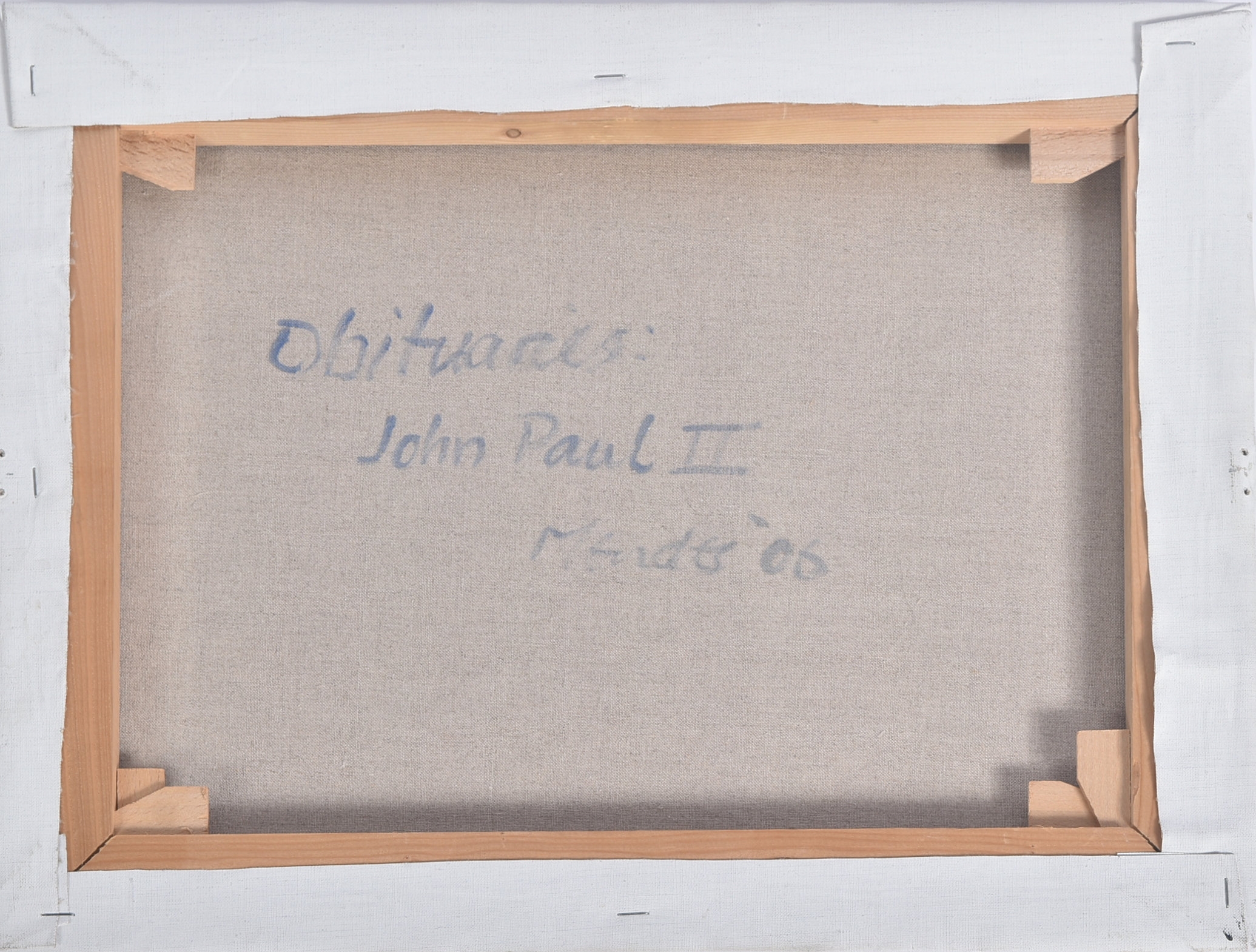Hugh Mendes | Obituaries Pope John Paul II (2006) | MutualArt