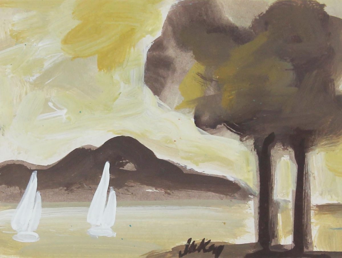 Markey Robinson | Two Sail Boats | MutualArt