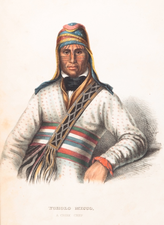 Thomas McKenney & James Hall | FOUR MCKENNEY AND HALL NATIVE AMERICAN ...