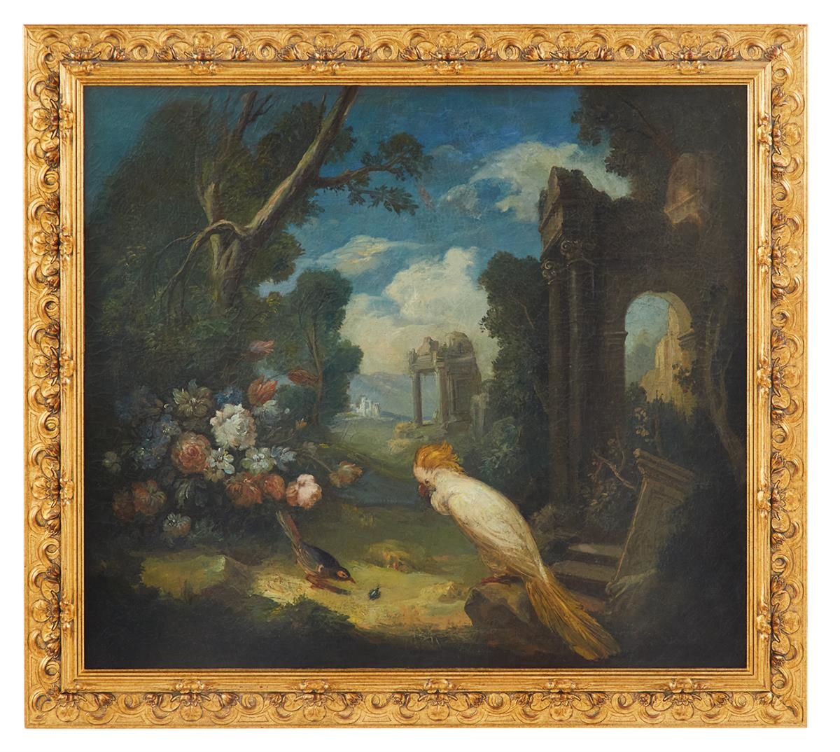 Dutch School, 19th Century | Still Life of Flowers with White Cockatoo ...