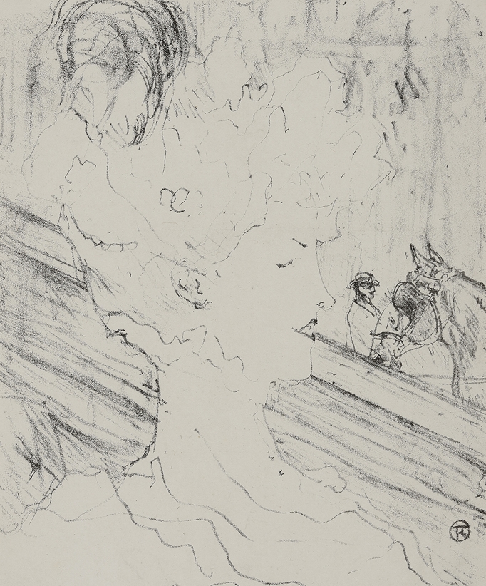 Henri de Toulouse-Lautrec | Emilienne d'Alencon from Portraits d ...