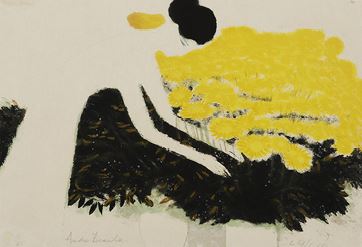 Andre Brasilier | la dame blanche | MutualArt