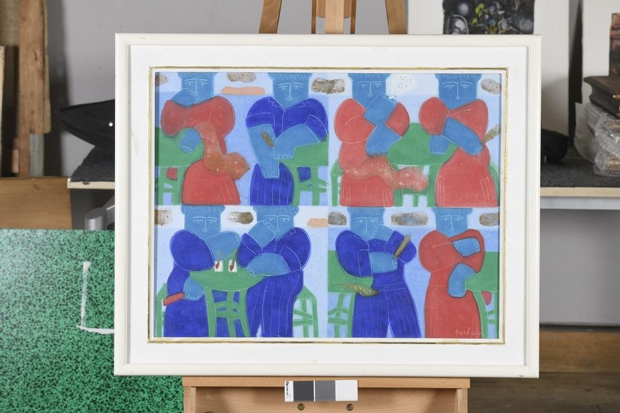 Faidon Patrikalakis | Characters at the table | MutualArt