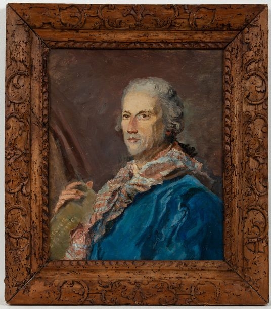 Jean-Baptiste Perronneau | Portrait de Charles Guillaume Borromé ...