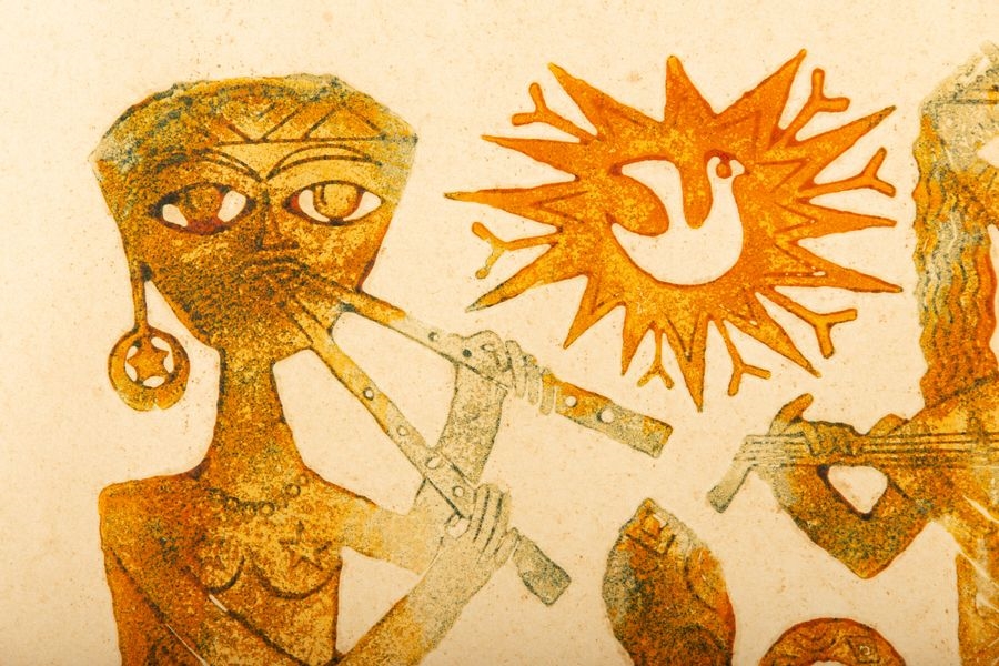 Saad Kamel | Les musiciennes. (1968) | MutualArt