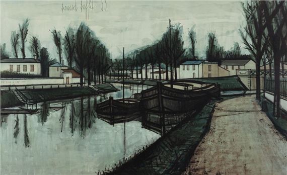 Bernard Buffet | Canal. | MutualArt