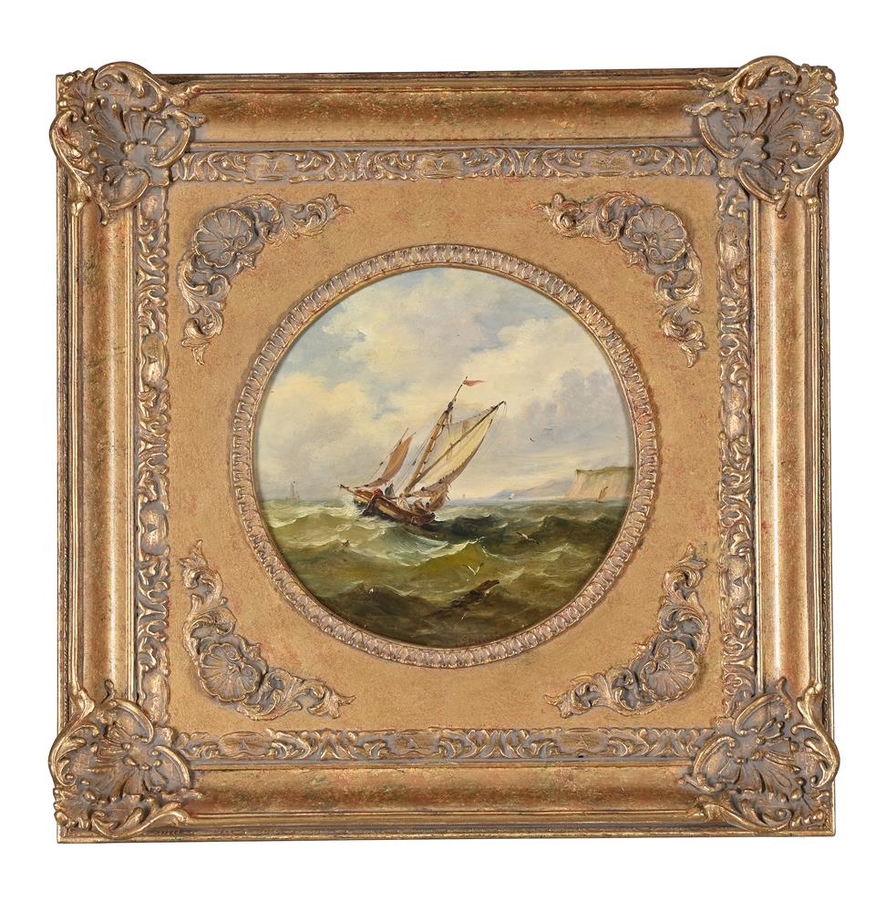 British School, 20th Century | A BARGE IN A SWELL | MutualArt