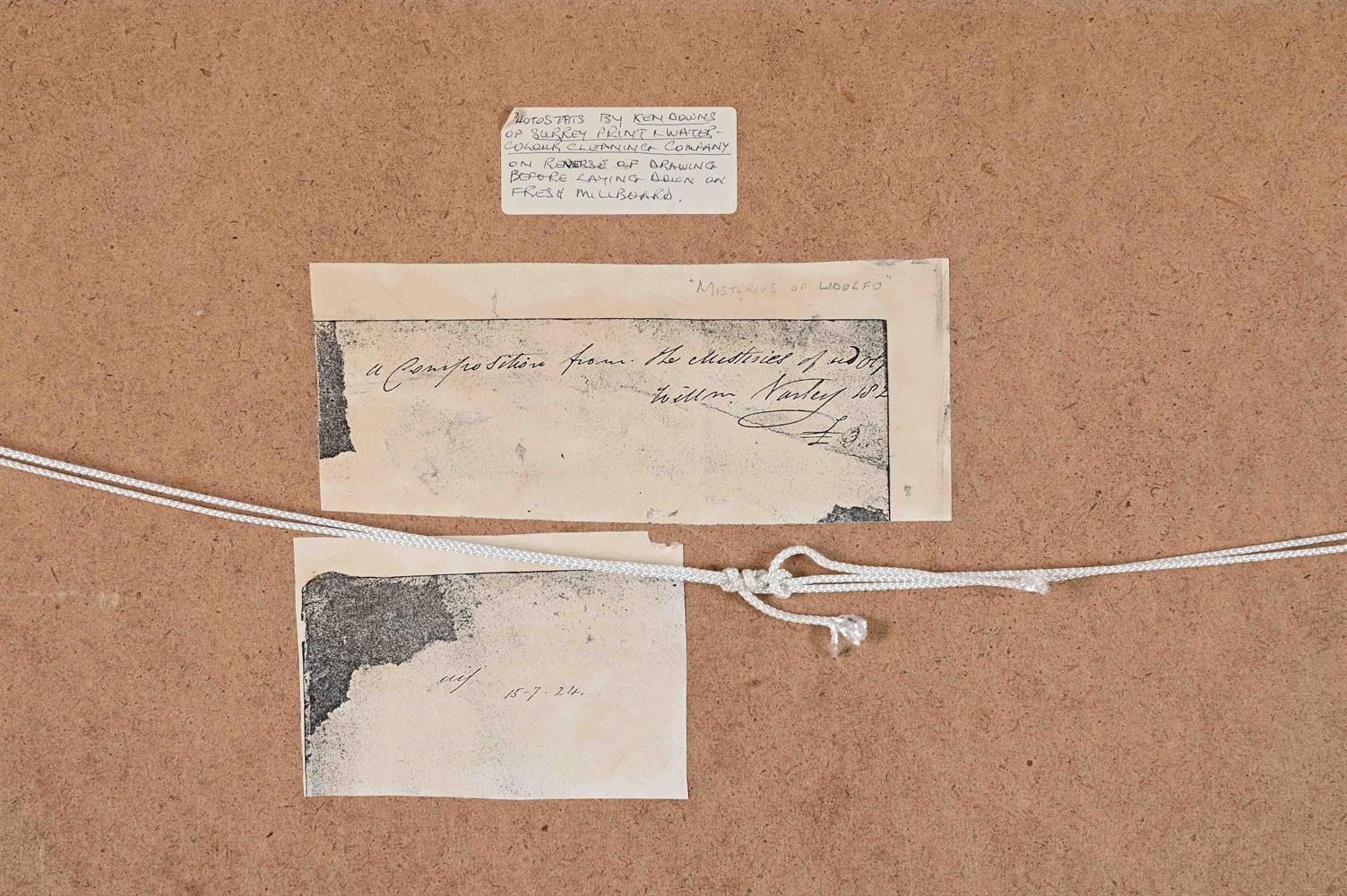 William Fleetwood Varley | COMPOSITION FROM THE MYSTERIES OF UDOLPHO ...