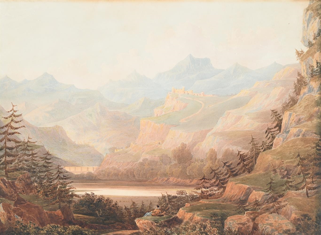 William Fleetwood Varley | COMPOSITION FROM THE MYSTERIES OF UDOLPHO ...