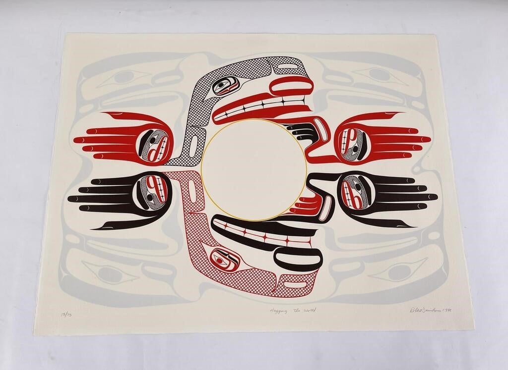 Robert Charles Davidson | Robert Davidson Hugging the World Haida ...