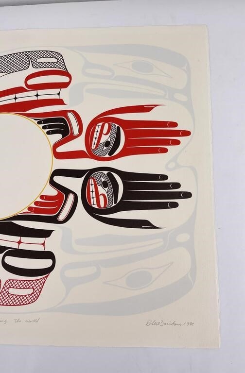 Robert Charles Davidson | Robert Davidson Hugging the World Haida ...