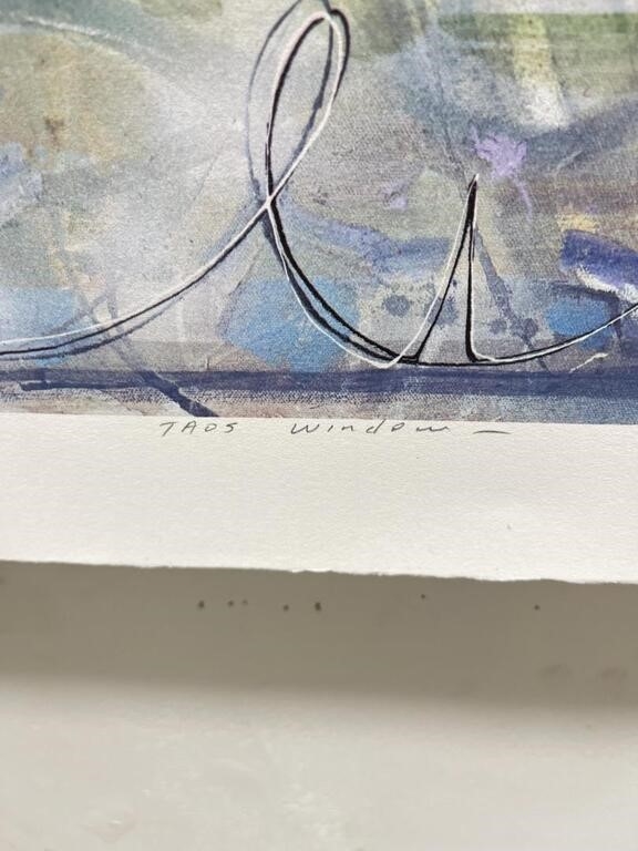 Bill Rane | Taos Window Bill Rane Signed Print | MutualArt