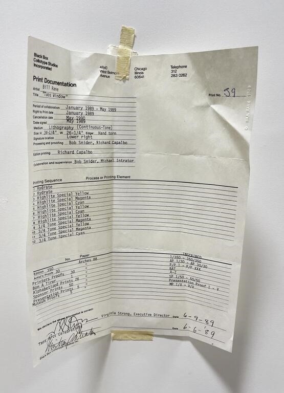 Bill Rane | Taos Window Bill Rane Signed Print | MutualArt