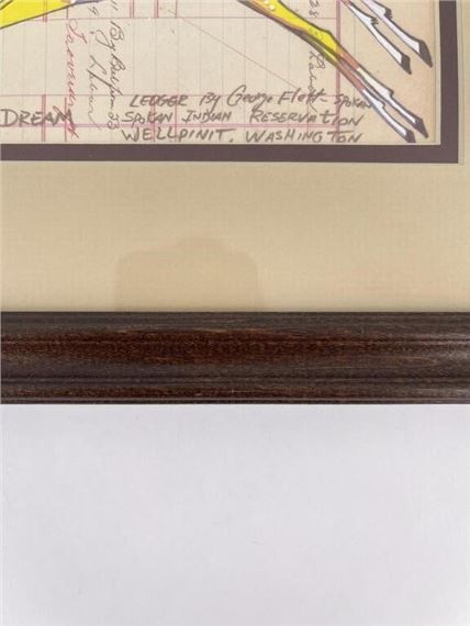 George Flett | George Flett Ledger Drawing Print (1980s) | MutualArt