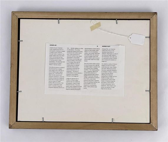 George Flett | George Flett Ledger Drawing Print (1980s) | MutualArt