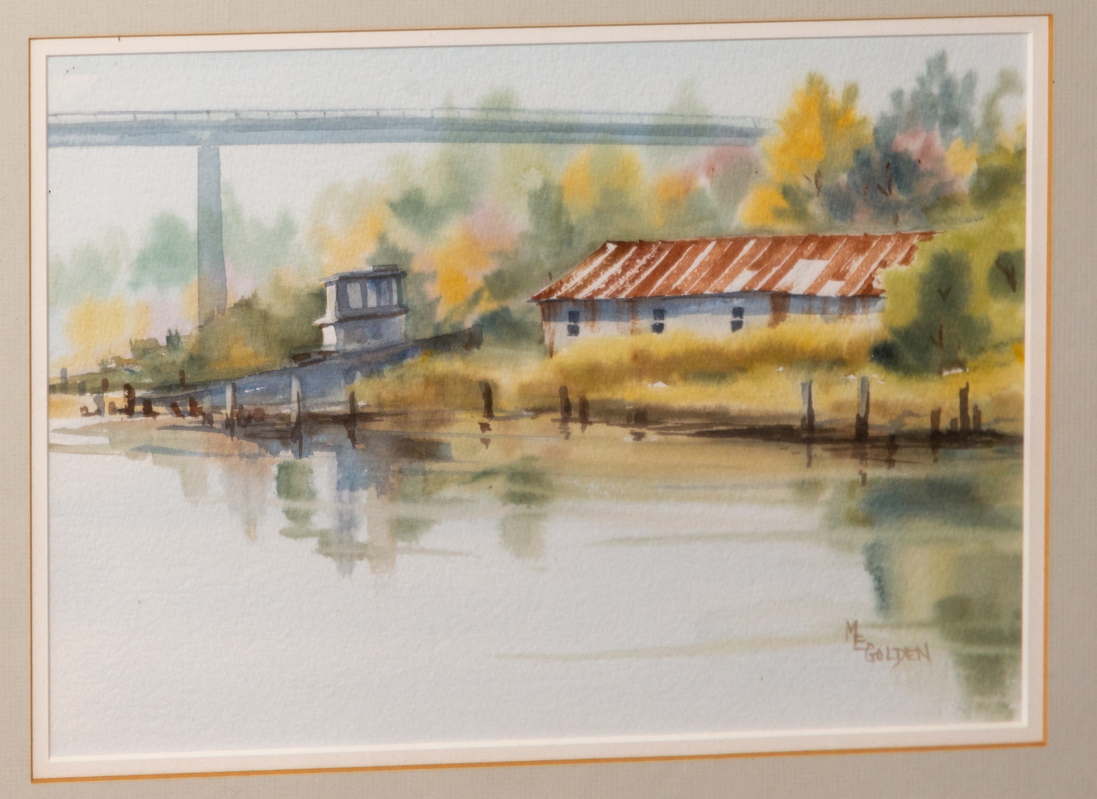 Mary Ellen Golden | Two Watercolors | MutualArt