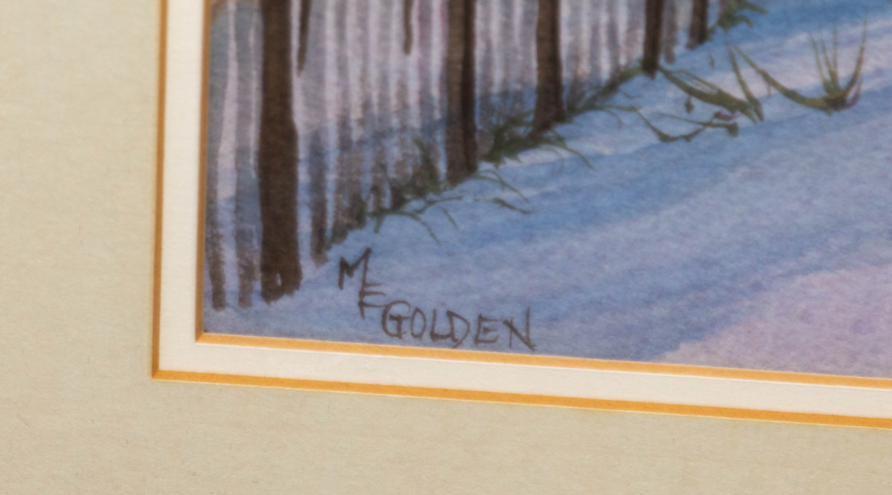 Mary Ellen Golden | Two Watercolors | MutualArt