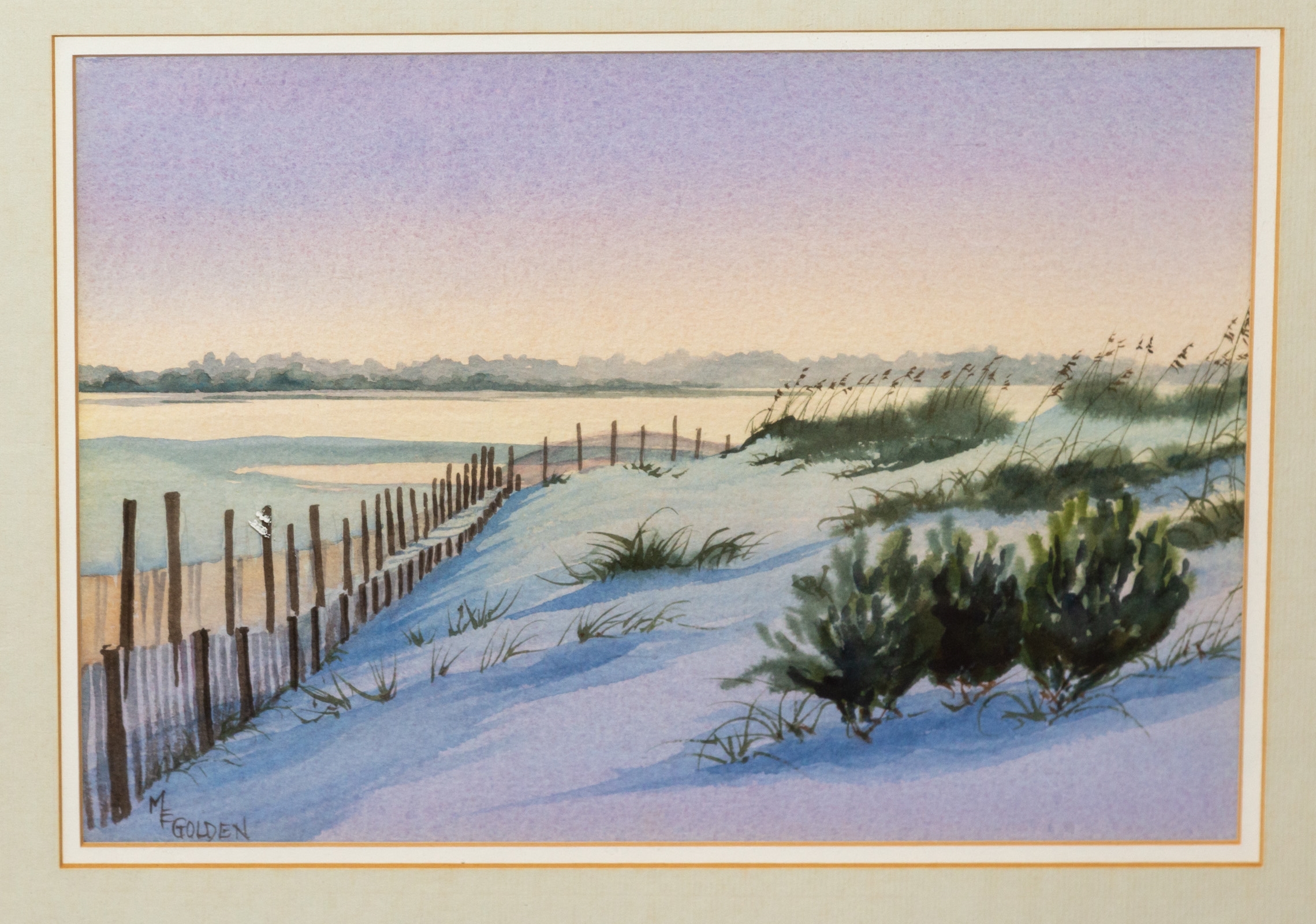 Mary Ellen Golden | Two Watercolors | MutualArt