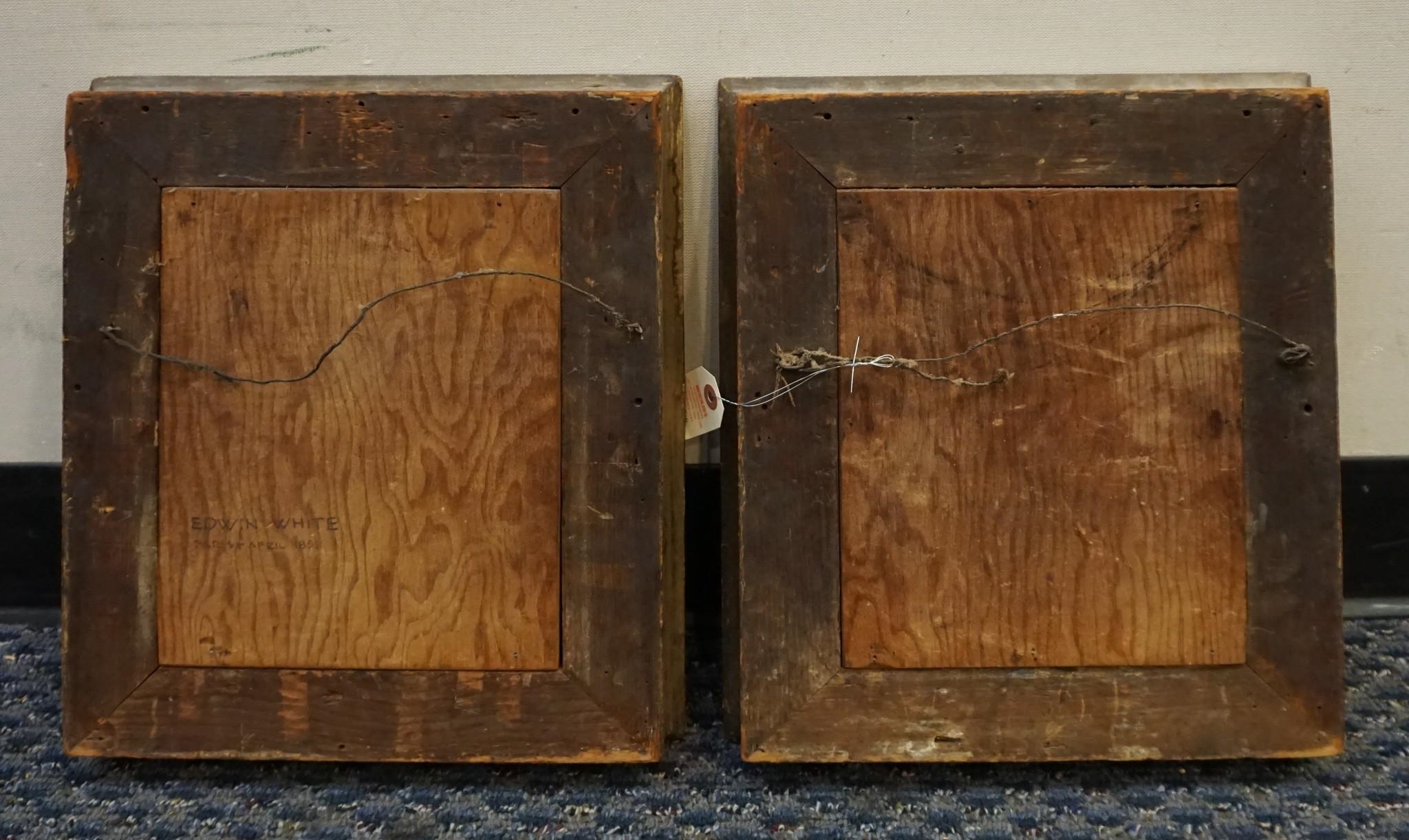 Edwin White | Pair of Portraits Man and Woman | MutualArt