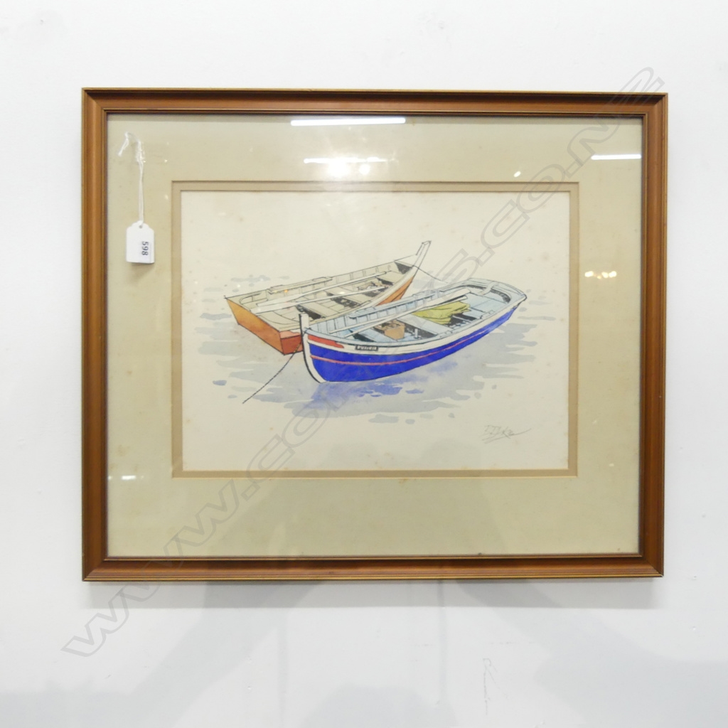 Brian Blake | FISHING BOATS LISBON | MutualArt