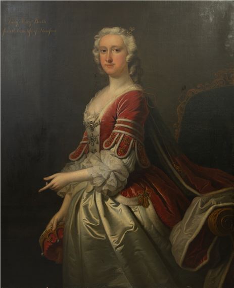 Thomas Hudson | Portrait of Lady Mary Booth | MutualArt