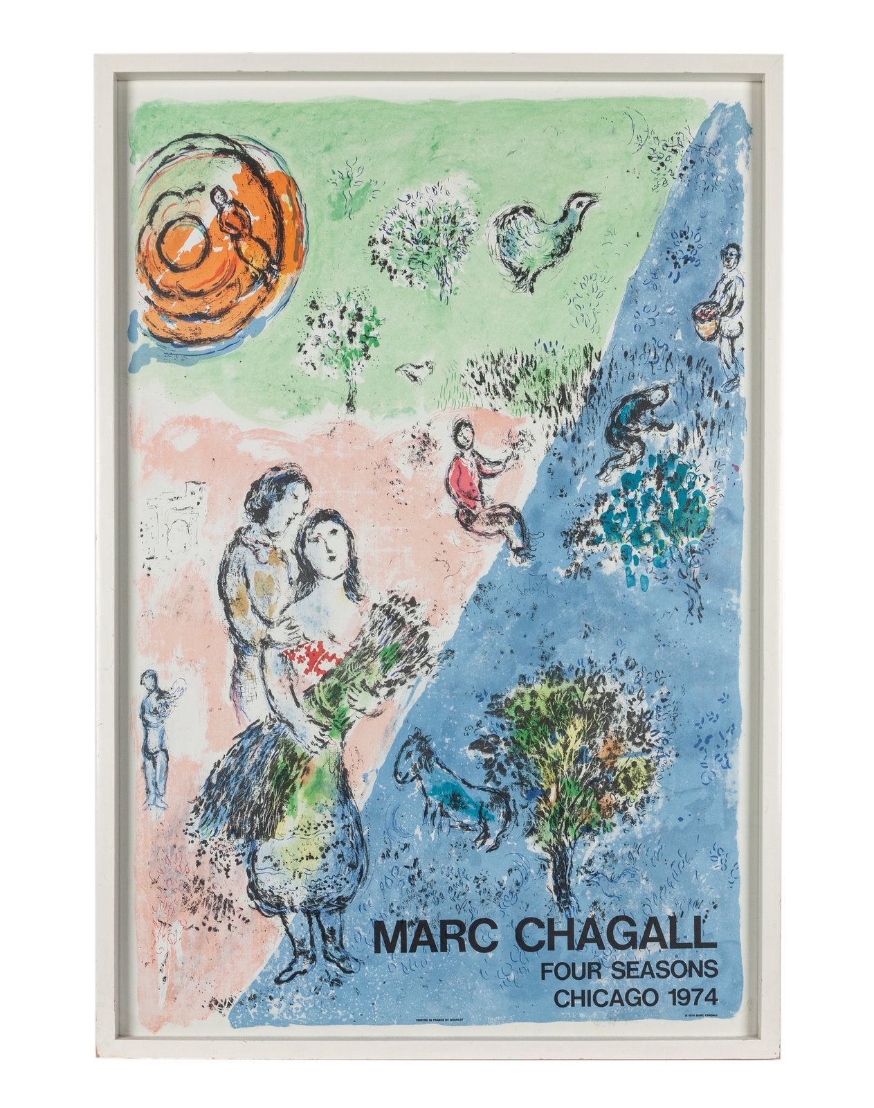 Marc Chagall | The Four Seasons (poster) (1974) | MutualArt
