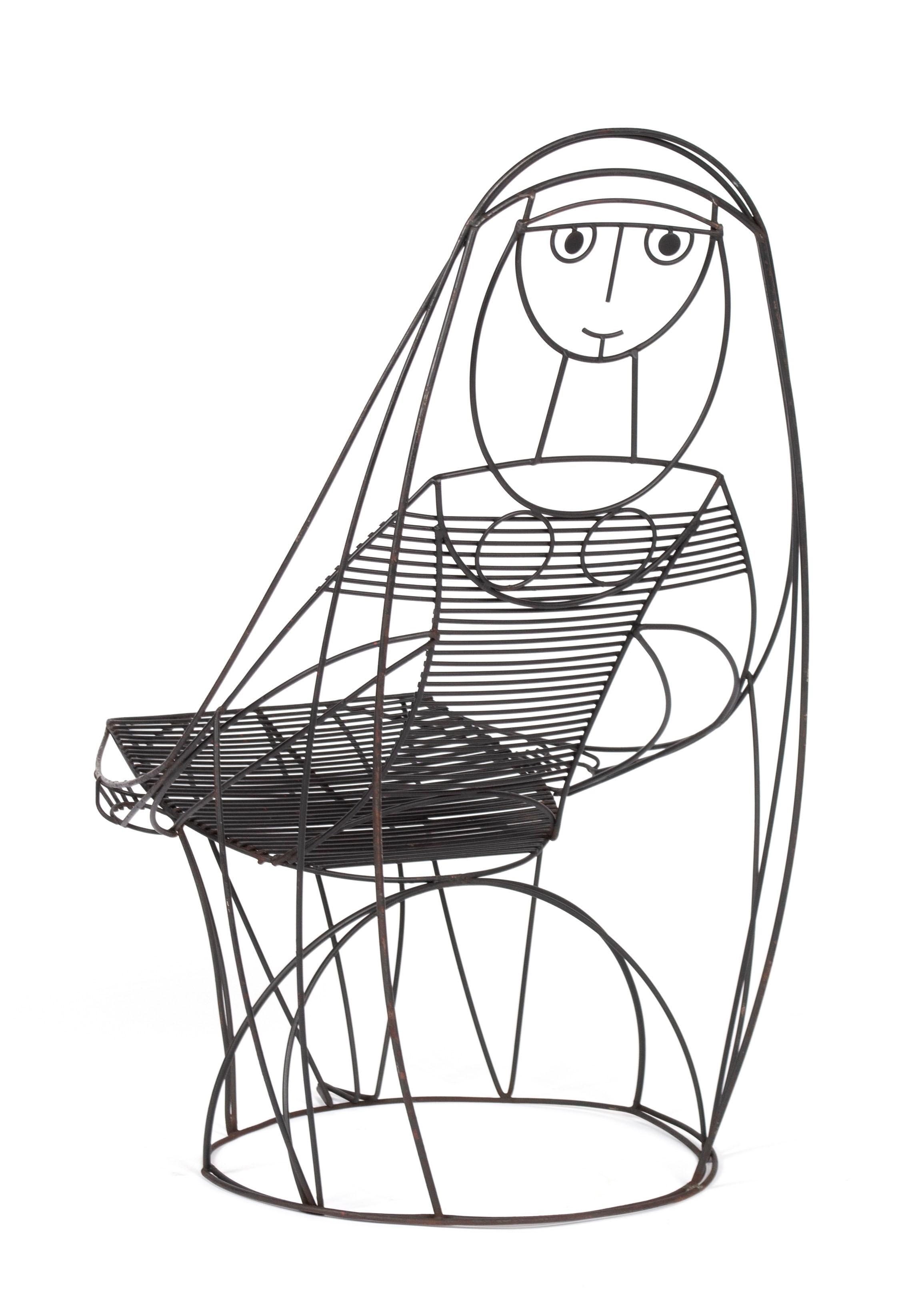 John Risley | METAL LOUNGE CHAIR | MutualArt